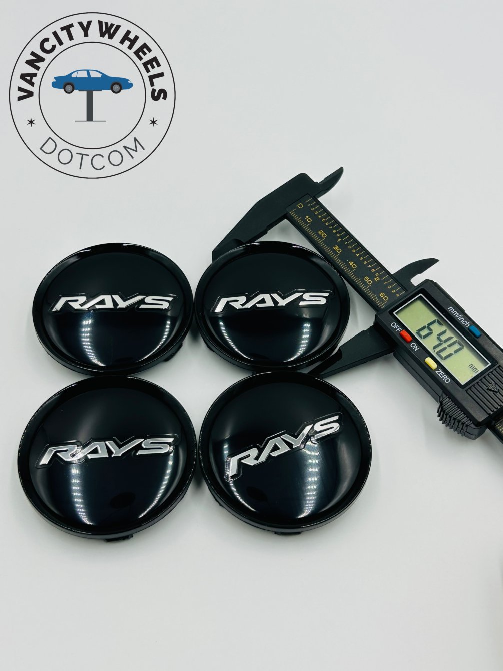 Premium 4Pcs RAYS Wheel Center Caps in Varied Sizes & Wheel Cap Base ...